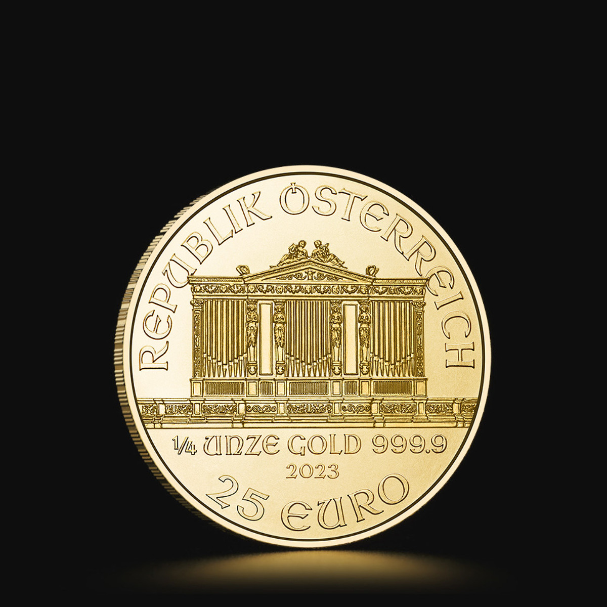 1/4 oz Austrian Philharmonic gold coin | Tavid - Kuld & Hõbe