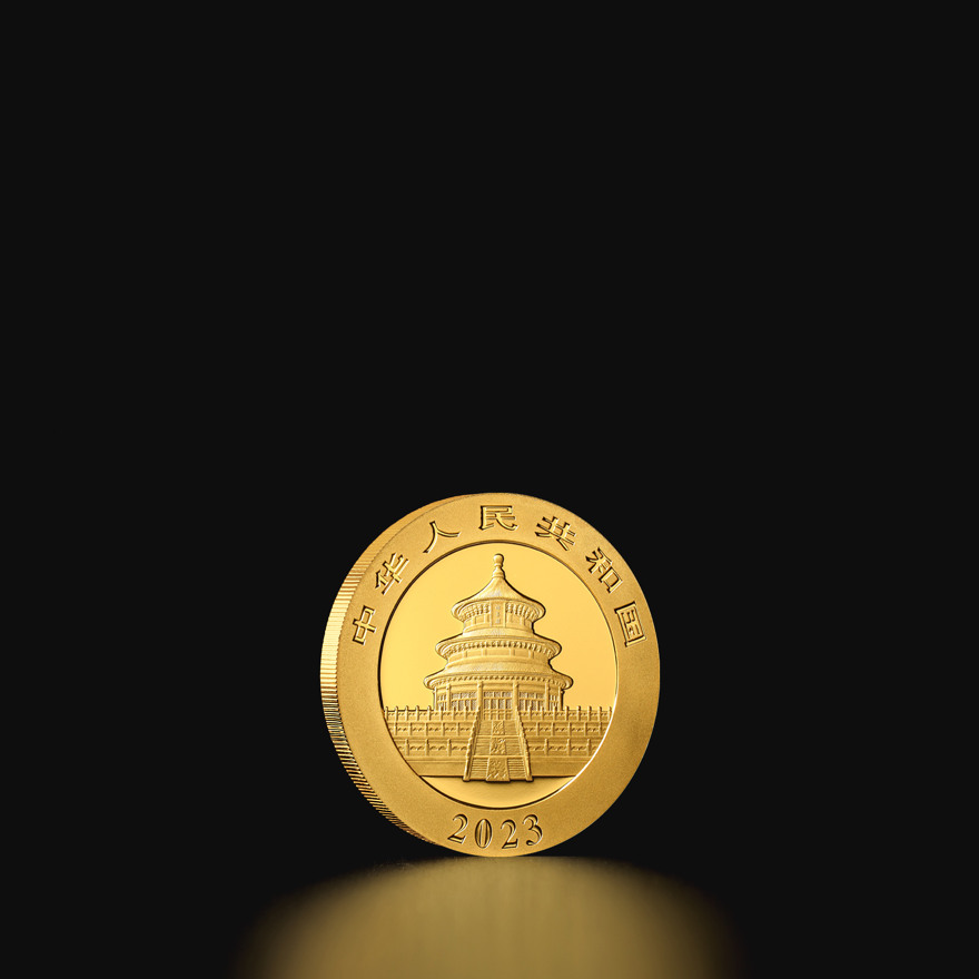 1 g Chinese Panda 2023 gold coin | Tavid - Kuld & Hõbe