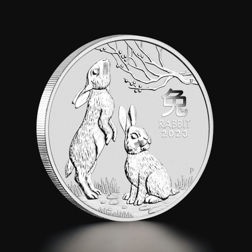 1 oz Australian Lunar Year of the Rabbit 2023 Silver Coin | Tavid ...