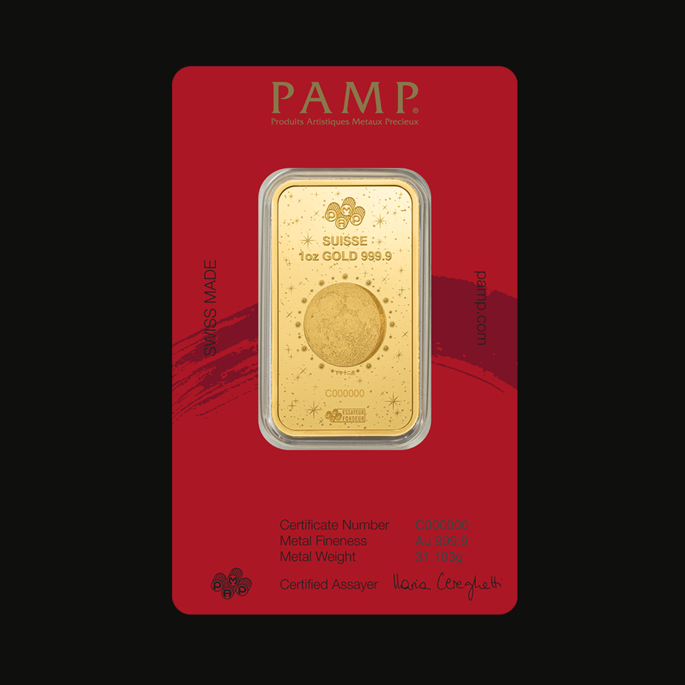 1 oz PAMP Lunar hobuseaasta kuldplaat 2026 | Tavid - Kuld & Hõbe