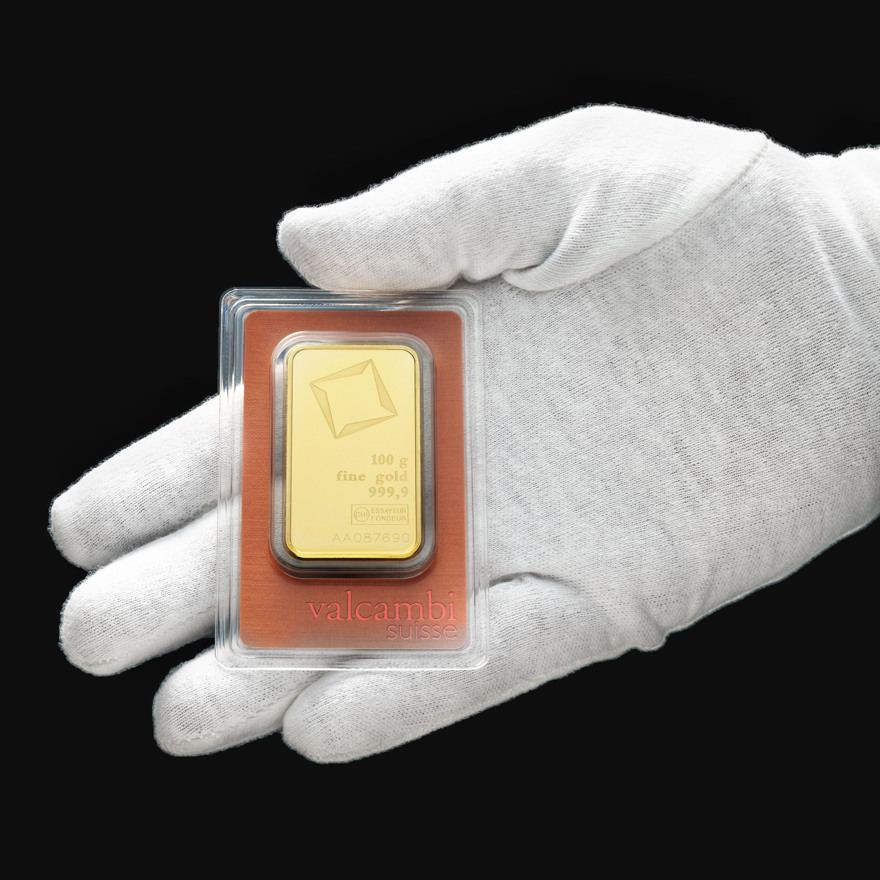100 г Золотой слиток Valcambi Suisse | Tavid - Kuld & Hõbe