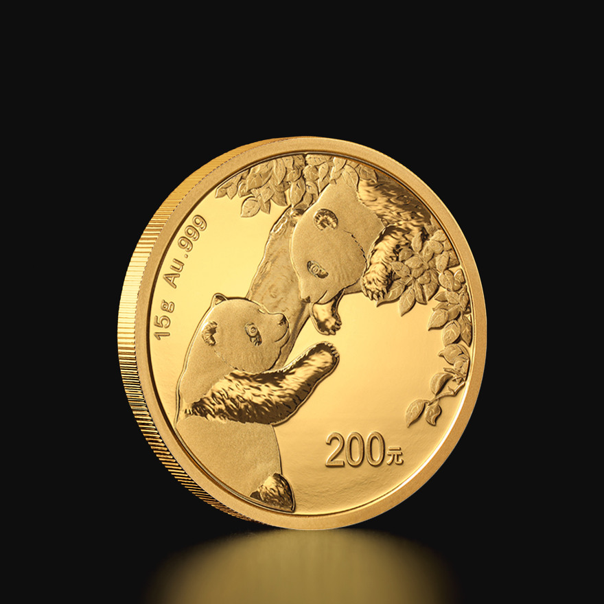 15 g Chinese Panda 2023 gold coin | Tavid - Kuld & Hõbe