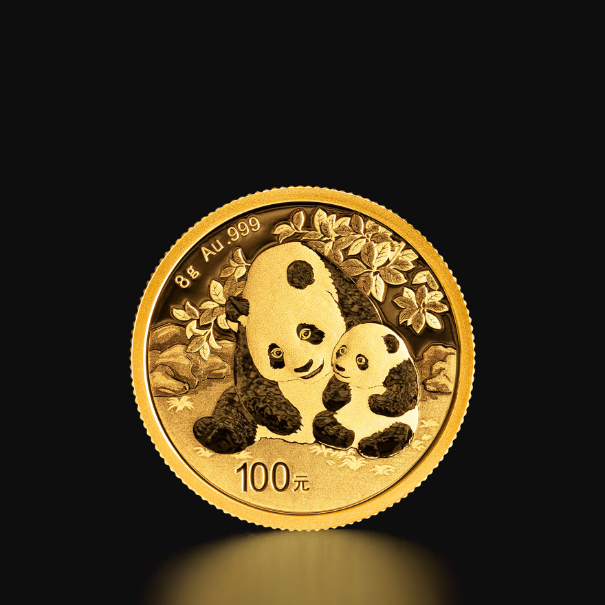 8 g Chinese Panda 2024 gold coin | Tavid - Kuld & Hõbe
