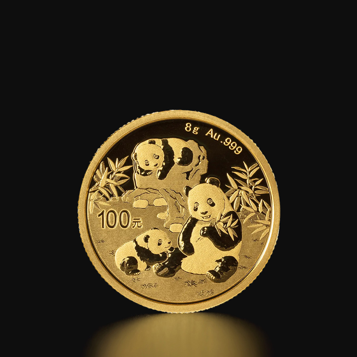 8 g Chinese Panda 2025 gold coin | Tavid - Kuld & Hõbe