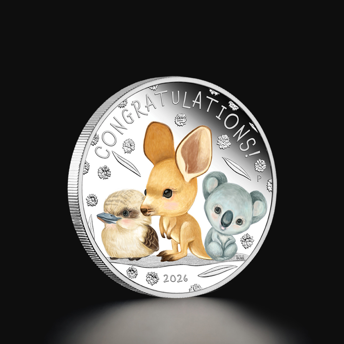 Newborn Baby 2026 Silver Coin | Tavid - Kuld & Hõbe
